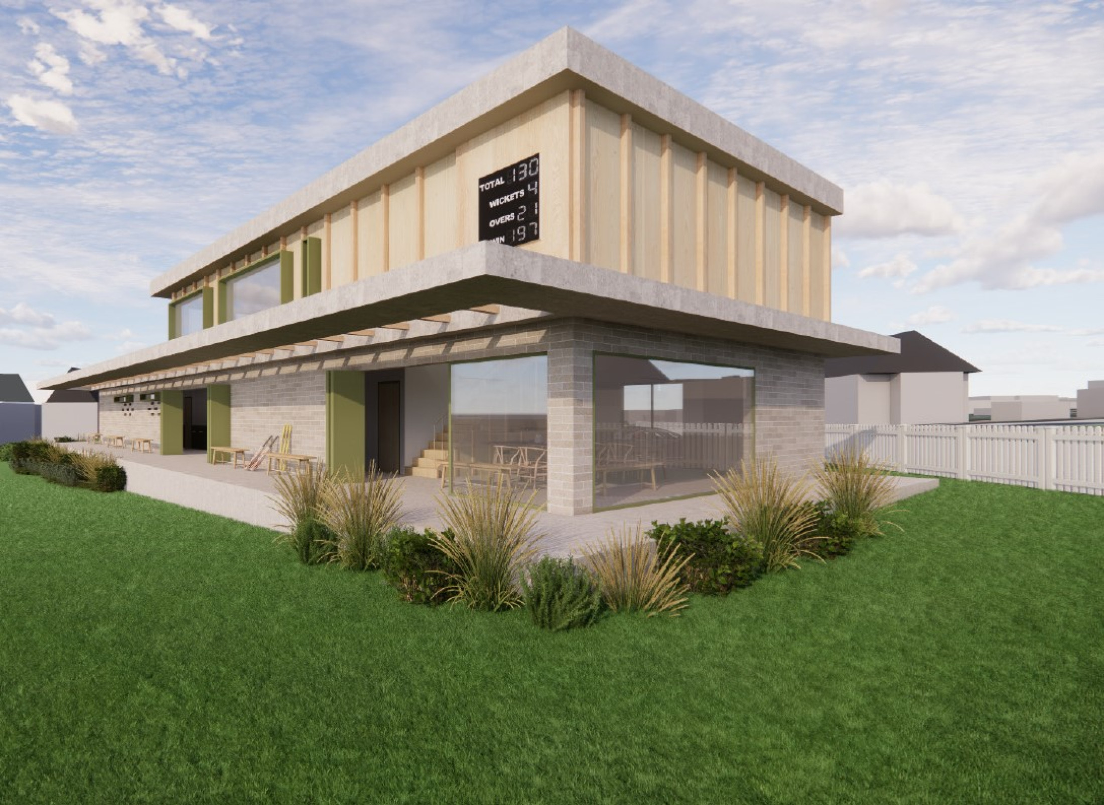 Cricket pavilion - OCR Architects