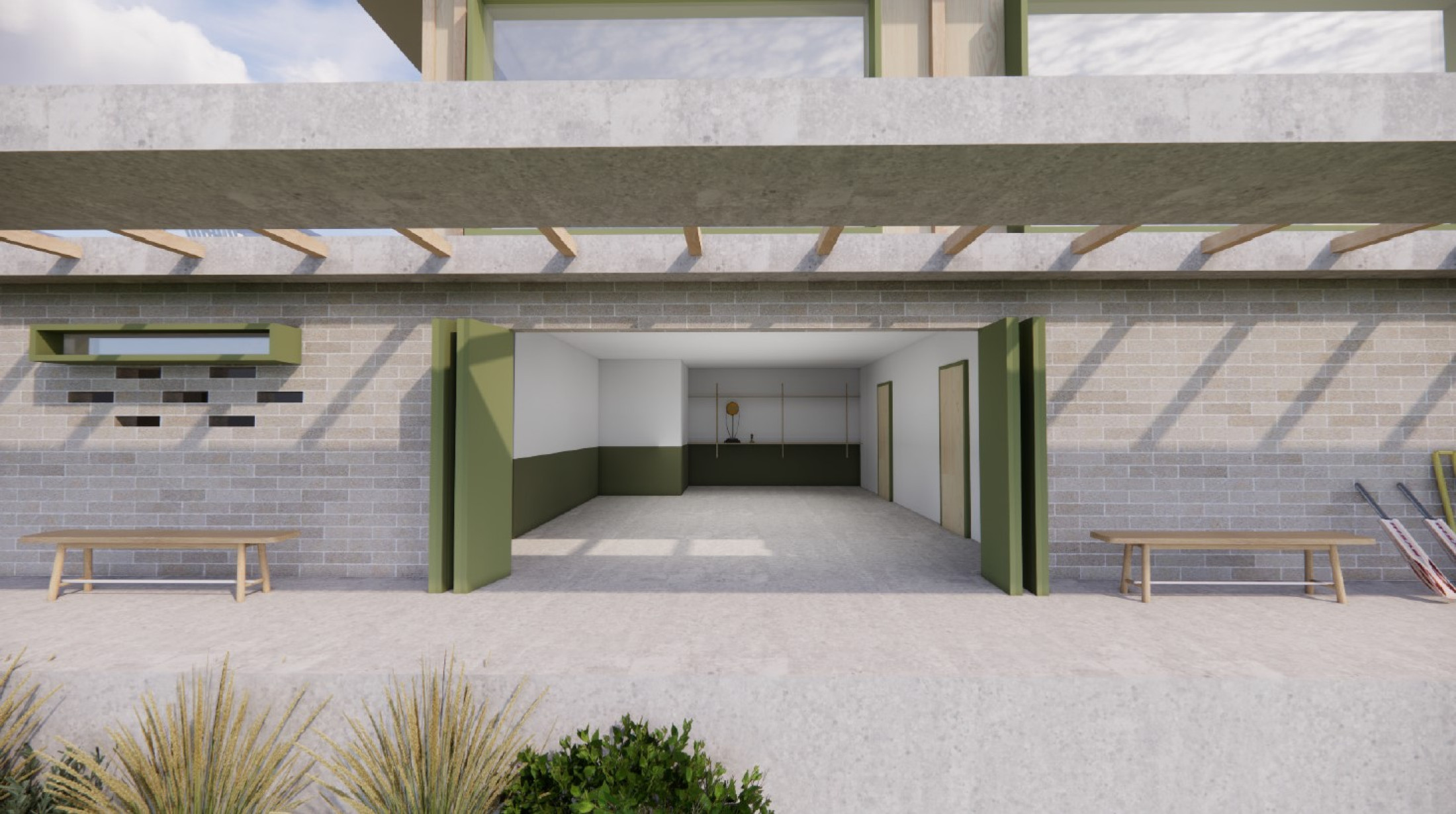 Cricket pavilion - OCR Architects